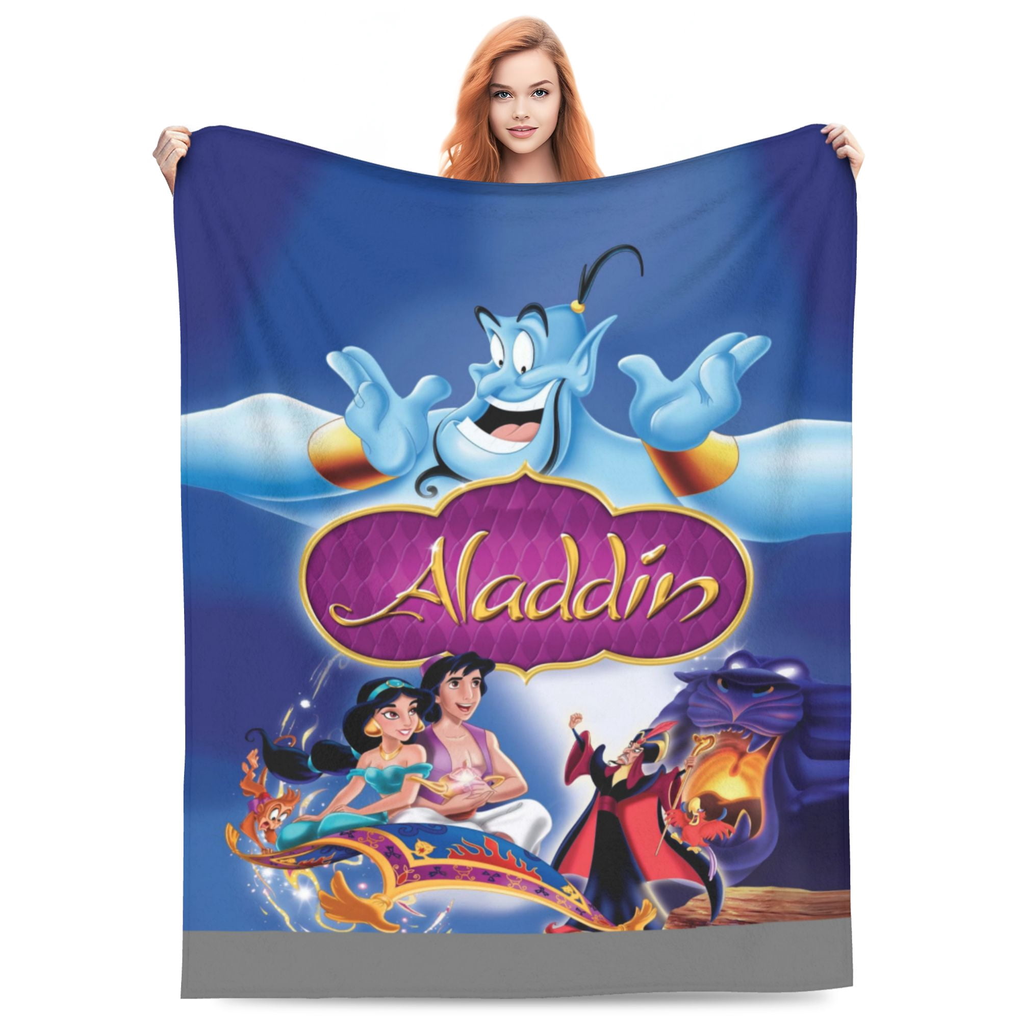 Alad-di Gen-ie Bed Blanket 3D Printed Throw Blanket Lightweight Super ...