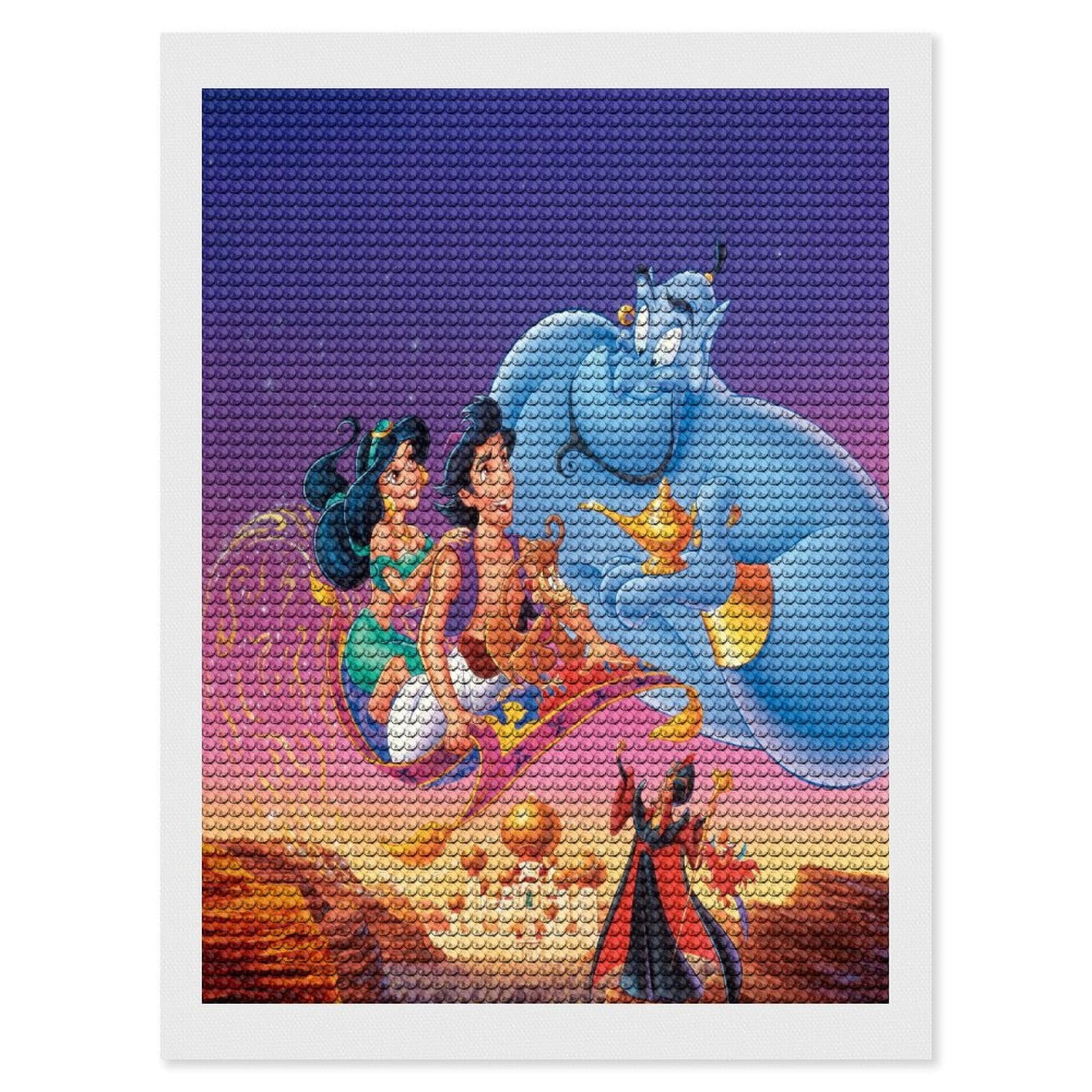 Alad-di Gen-ie Diamond Art Kits DIY 5D Anime Painting by Number Kits ...
