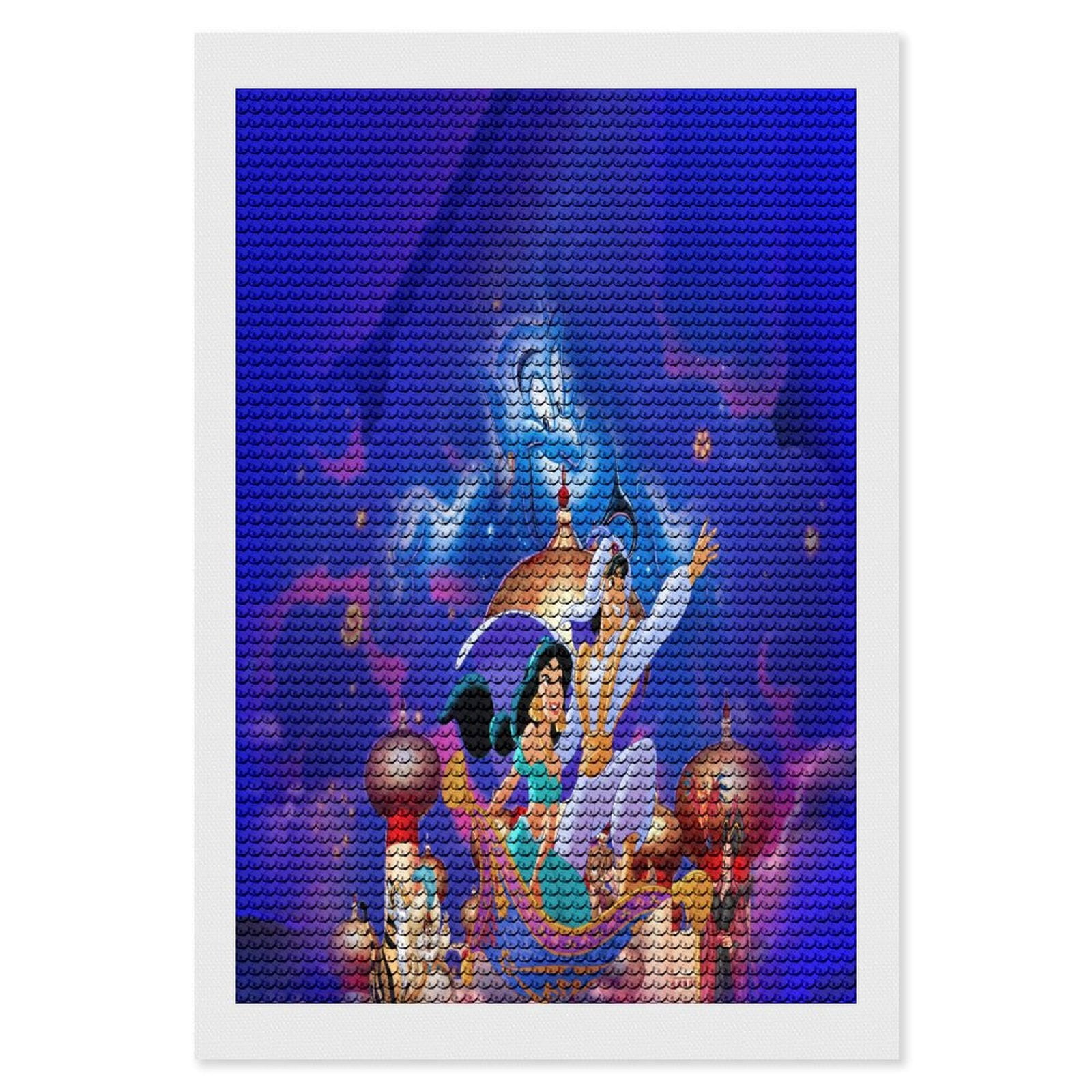 Alad-di Gen-ie Diamond Art Kits DIY 5D Anime Painting by Number Kits ...
