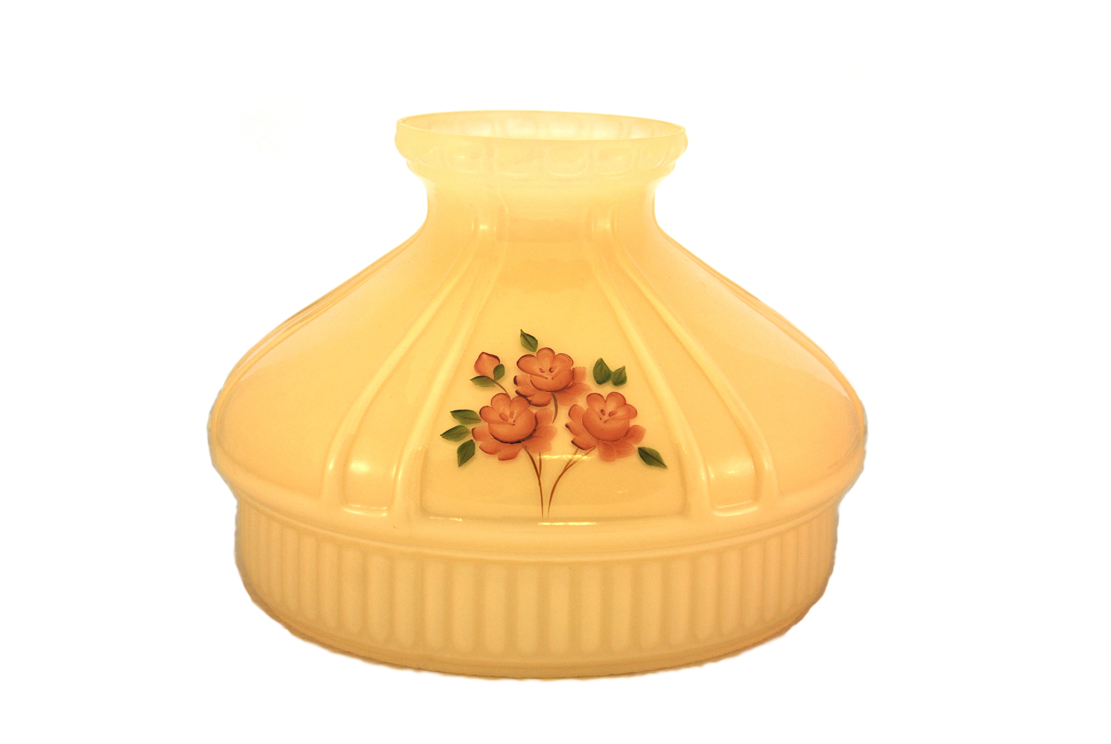 Aladdin 10" Champagne Red Rose Glass Lamp Shade N679 - Walmart.com