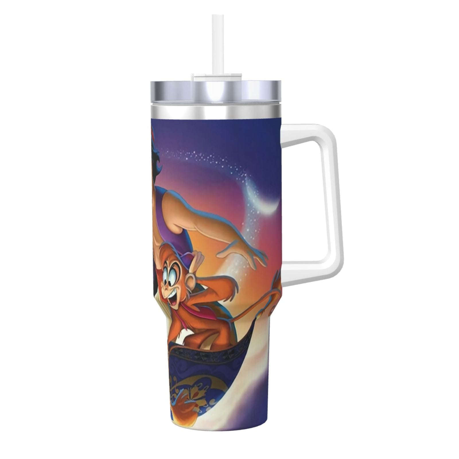 Aladdin 40oz Ice King (With Handle And Straw),Car Travel Cup,2-In-1 Lid ...