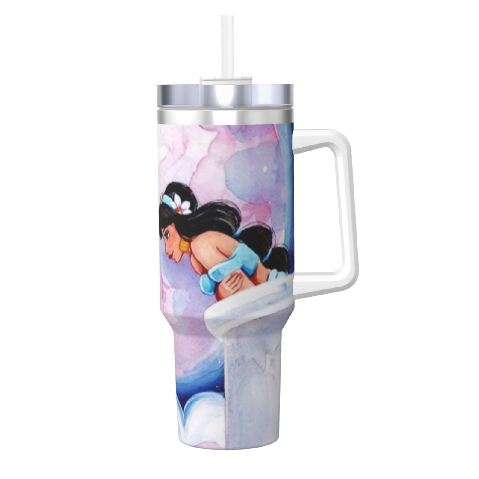 Aladdin 40oz Ice King (With Handle And Straw),Car Travel Cup,2-In-1 Lid ...