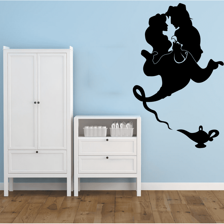 Disney Genie Lamp Silhouette Genie Aladdin Princess Jasmine