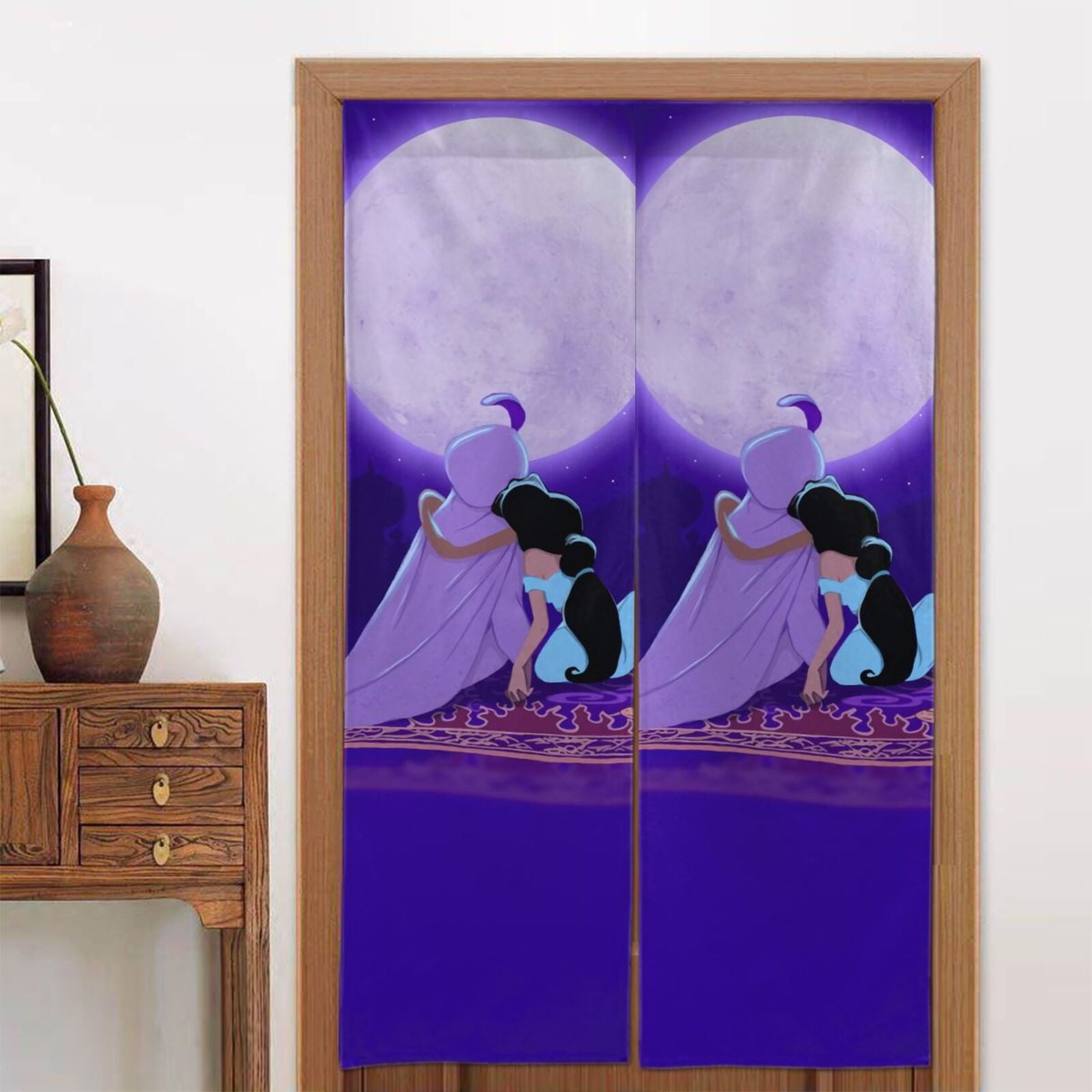 Aladdin Anime Animation Blackout Curtains,Home Decoration For Girls ...