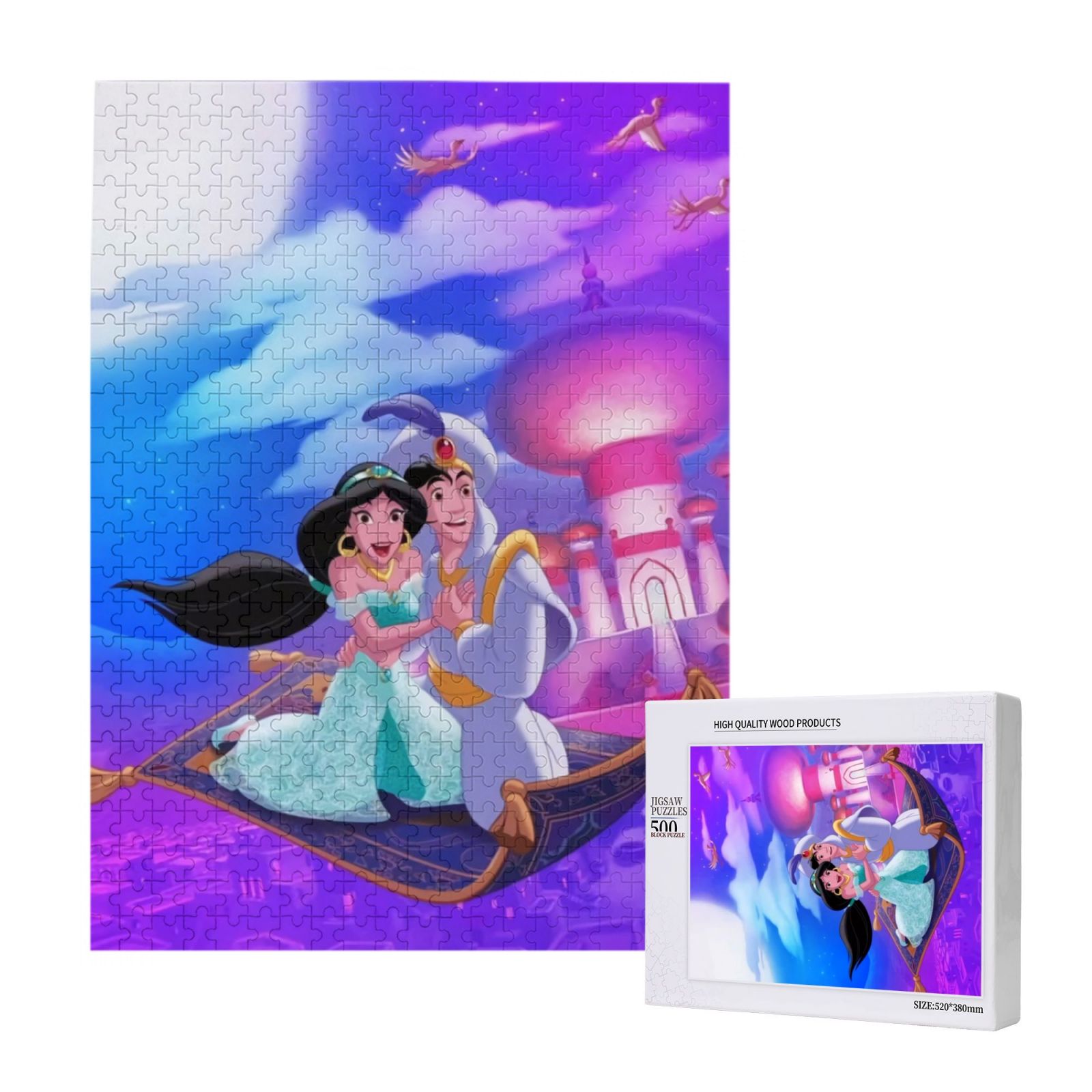 Aladdin Anime Puzzles Boys Girls Teens 300/500/1000 Piece Wooden ...