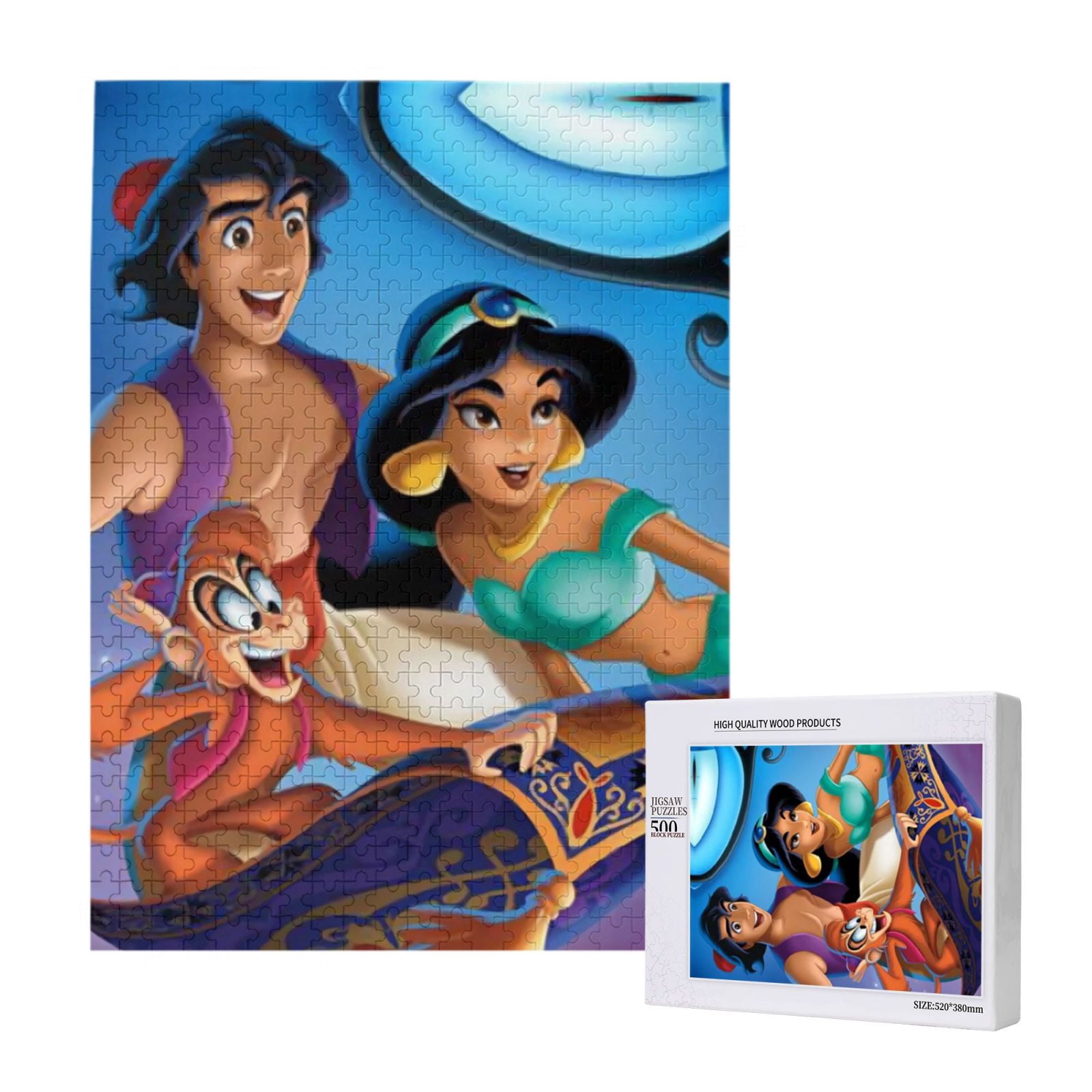 Aladdin Anime Puzzles Boys Girls Teens 300/500/1000 Piece Wooden ...