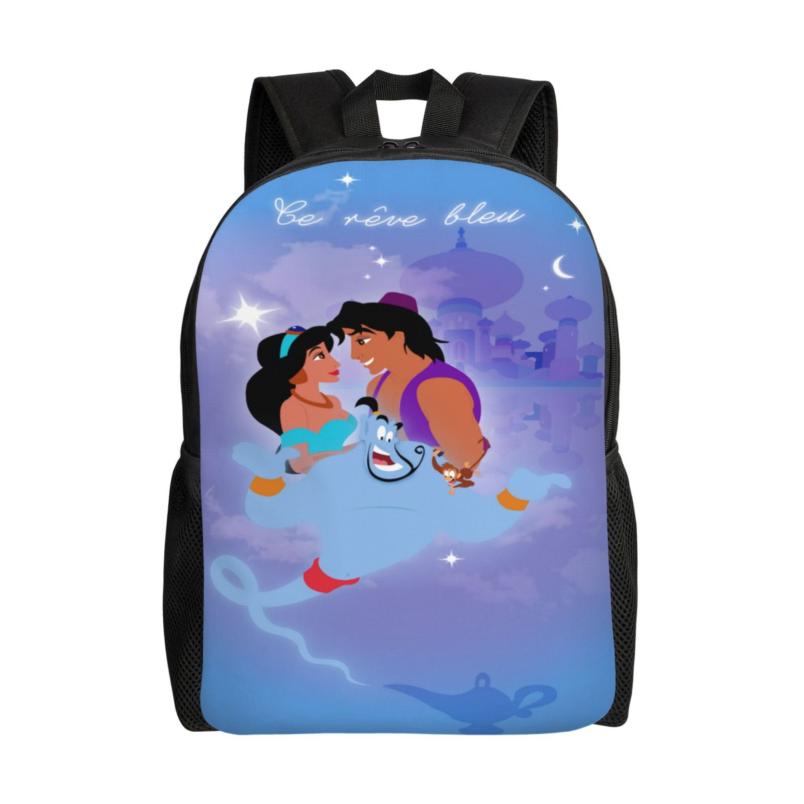 Aladdin Backpack, 3D Printed Cartoon Laptop Bag Bookbag, Lightweight ...