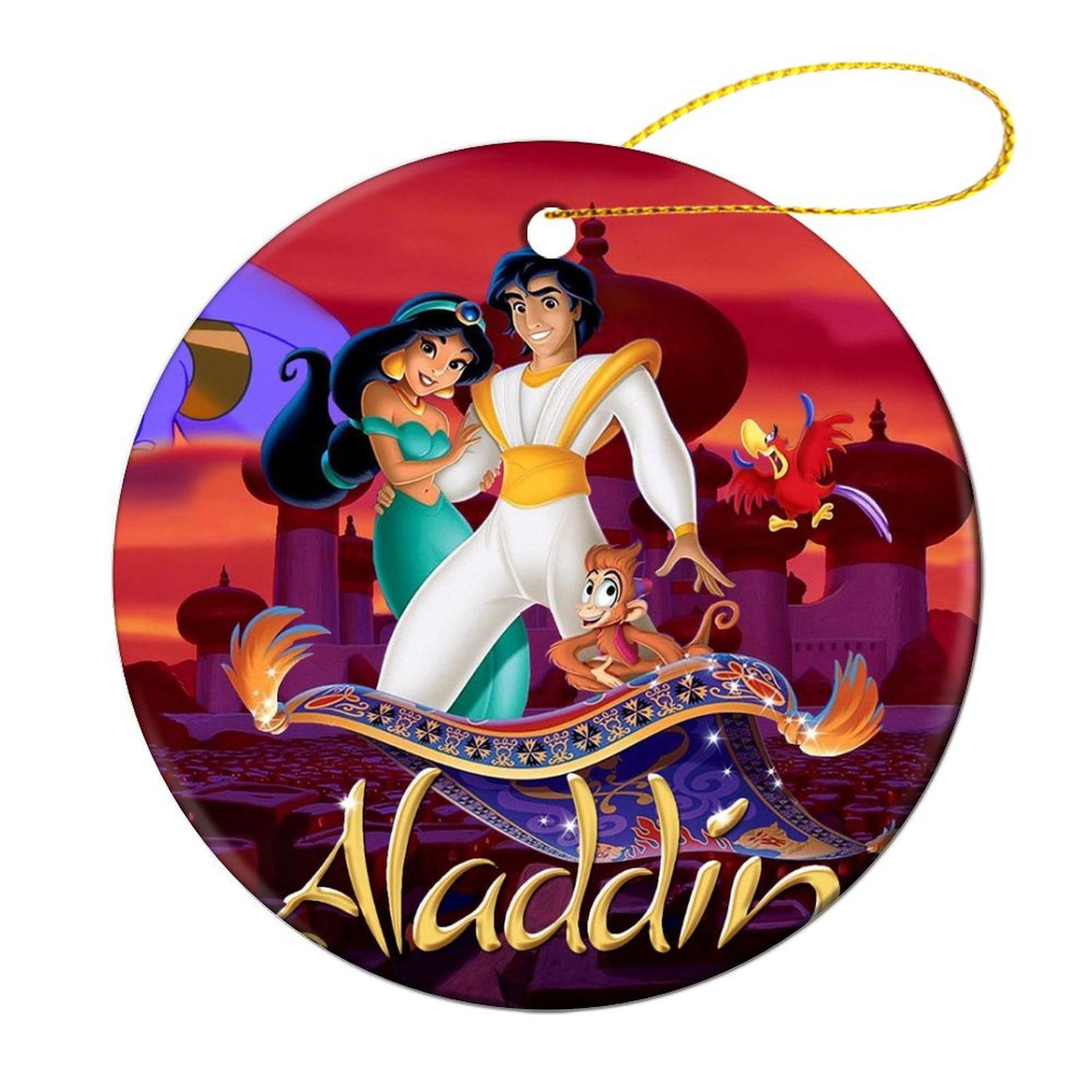 Aladdin Christmas Ornament, Christmas Decoration, Holiday Present Idea ...