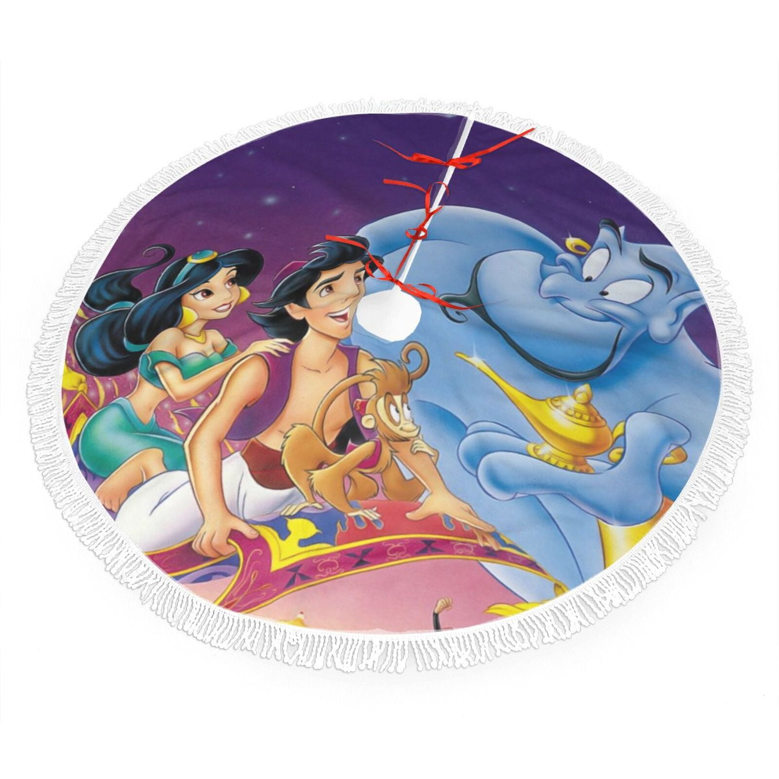 Aladdin Christmas Tree Skirt, Xmas Tree Skirts Mat 48" for Indoor ...