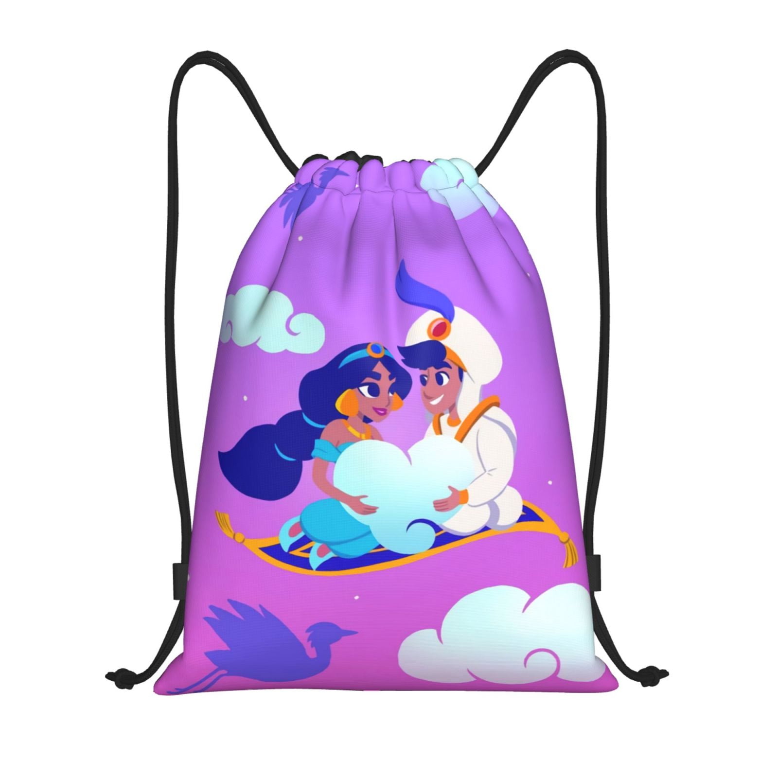 Aladdin Classic Drawstring Bag, Collapsible, Sports, Fitness, Drawstring Bag, Unisex, Beach ...