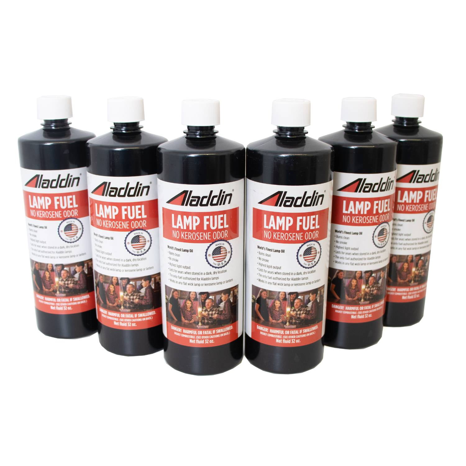 Aladdin Clear Lamp Oil Fuel - Kerosene Alternative Clean Burning Odor ...