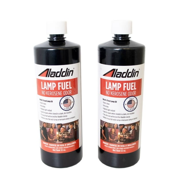 Aladdin Indoor Use Odorless Lamp Oil Fuel - Clean Burning for Lanterns ...
