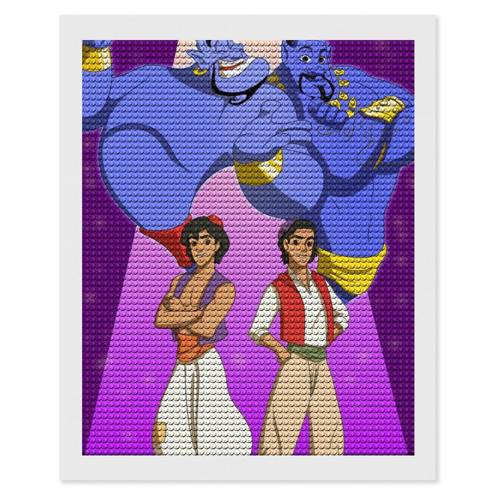 Aladdin Diamond Art Kits DIY Painting, Anime Diamond Kits Painting ...