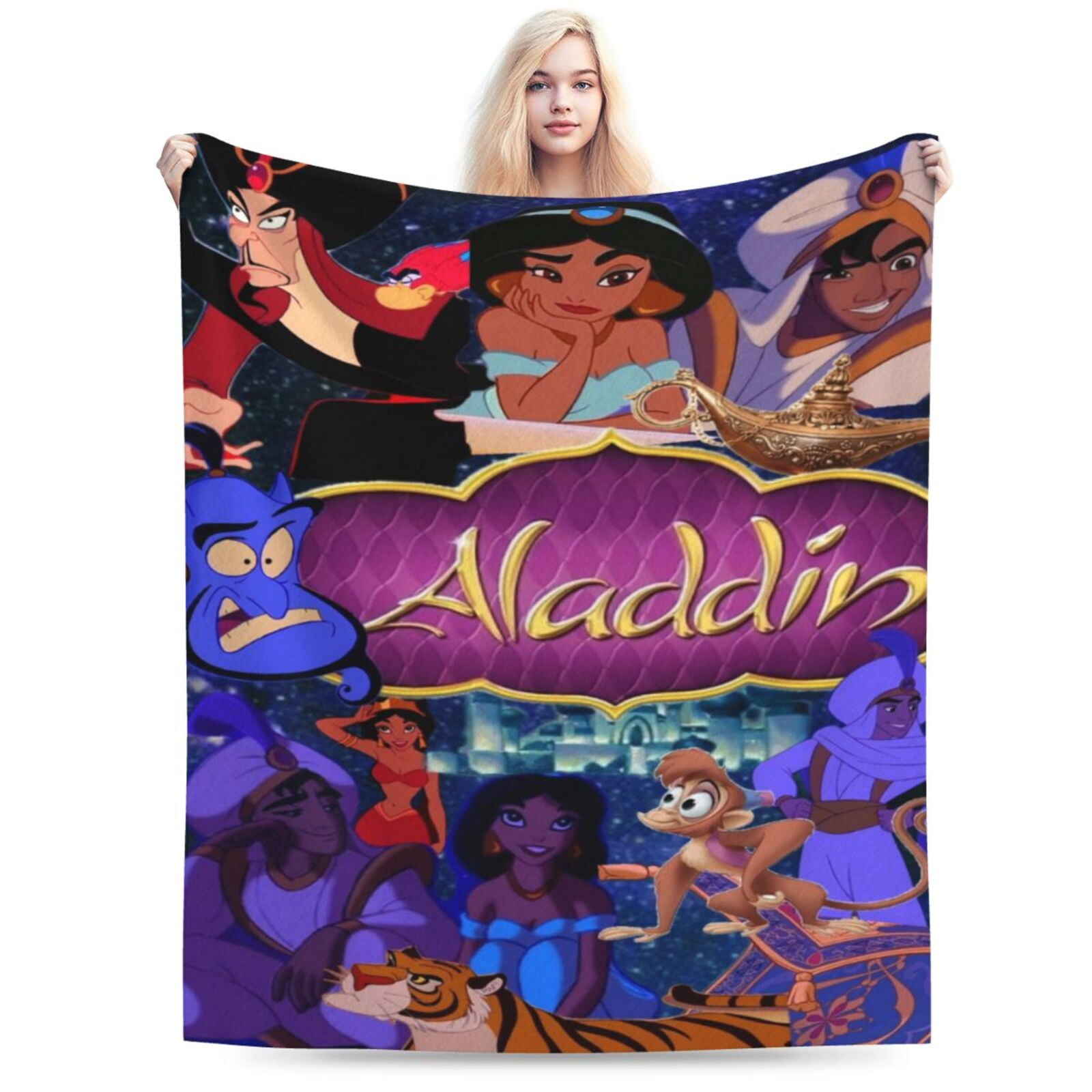 Aladdin Fleece Blanket for Boys Girls Kids, Ultra Soft Cozy Warm ...
