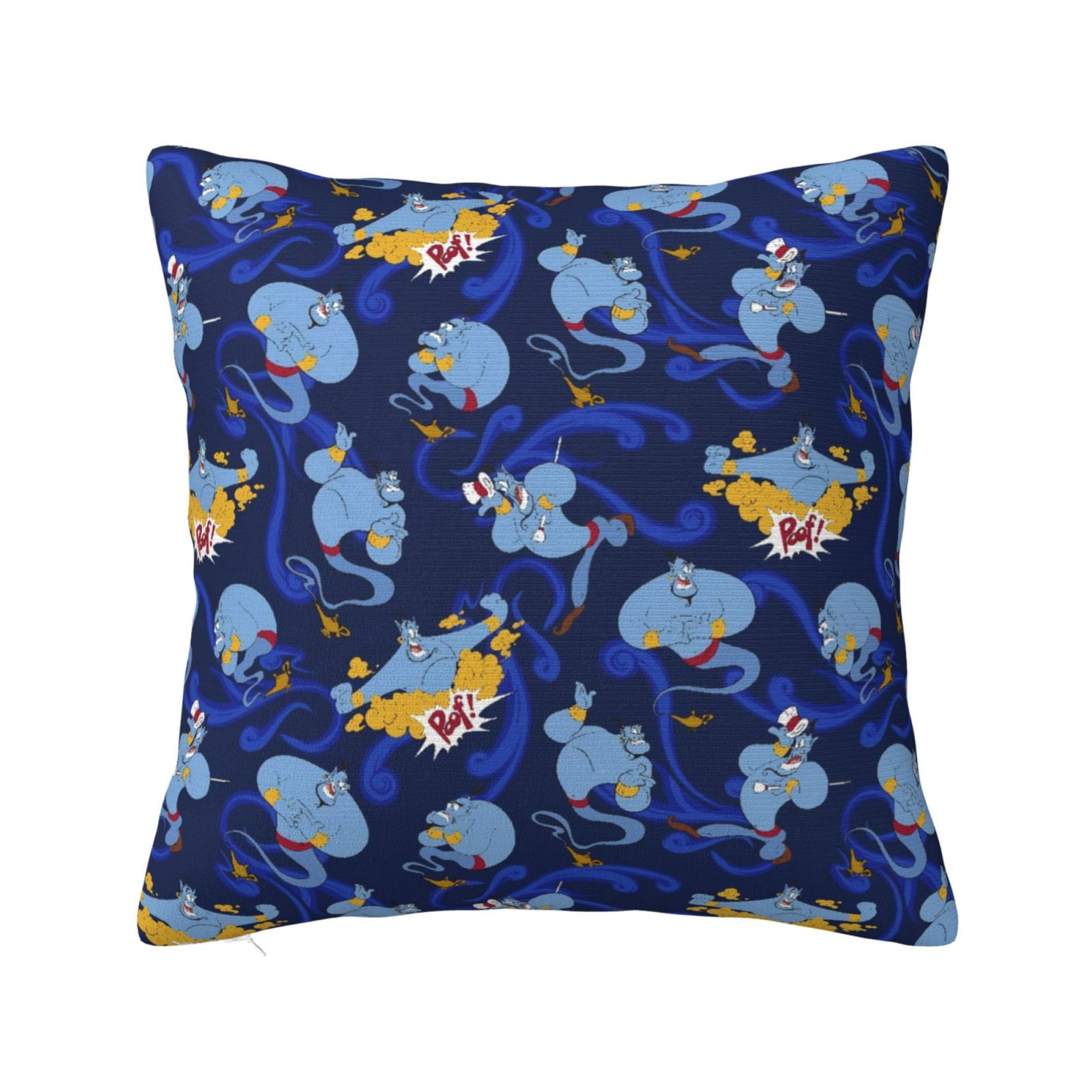 Aladdin Genie Big Face Throw Pillow Covers 26x26 Inch,Square Pillow ...