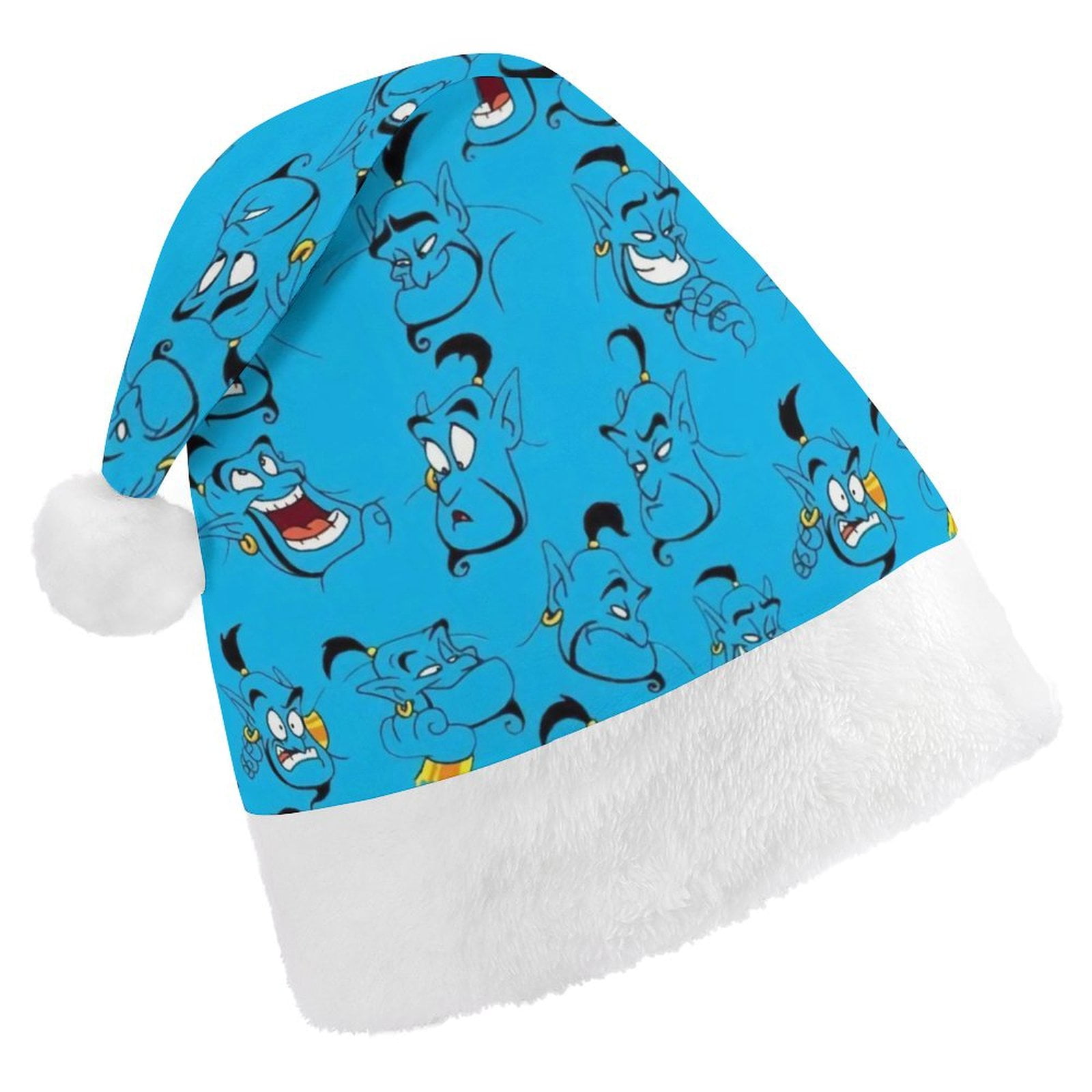 Aladdin Genie Face Santa Hat,Aladdin Genie Face Christmas Hat,Xmas ...