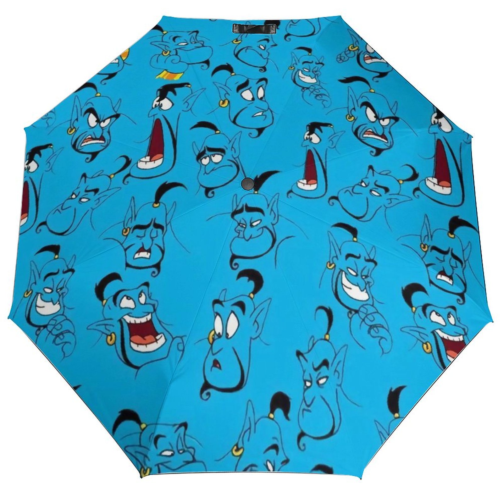 Aladdin Genie Face Umbrella for Men Women Boys Girls,Mini Travel ...
