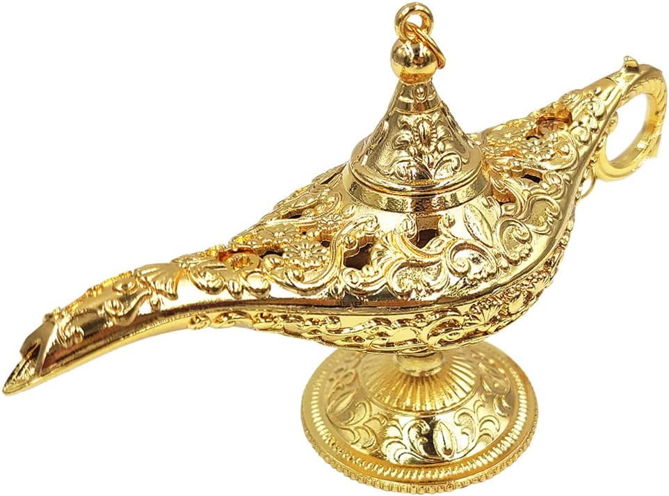 Aladdin Genie Lamp Vintage Legend Aladdin Magic Lamp Wishing Light ...