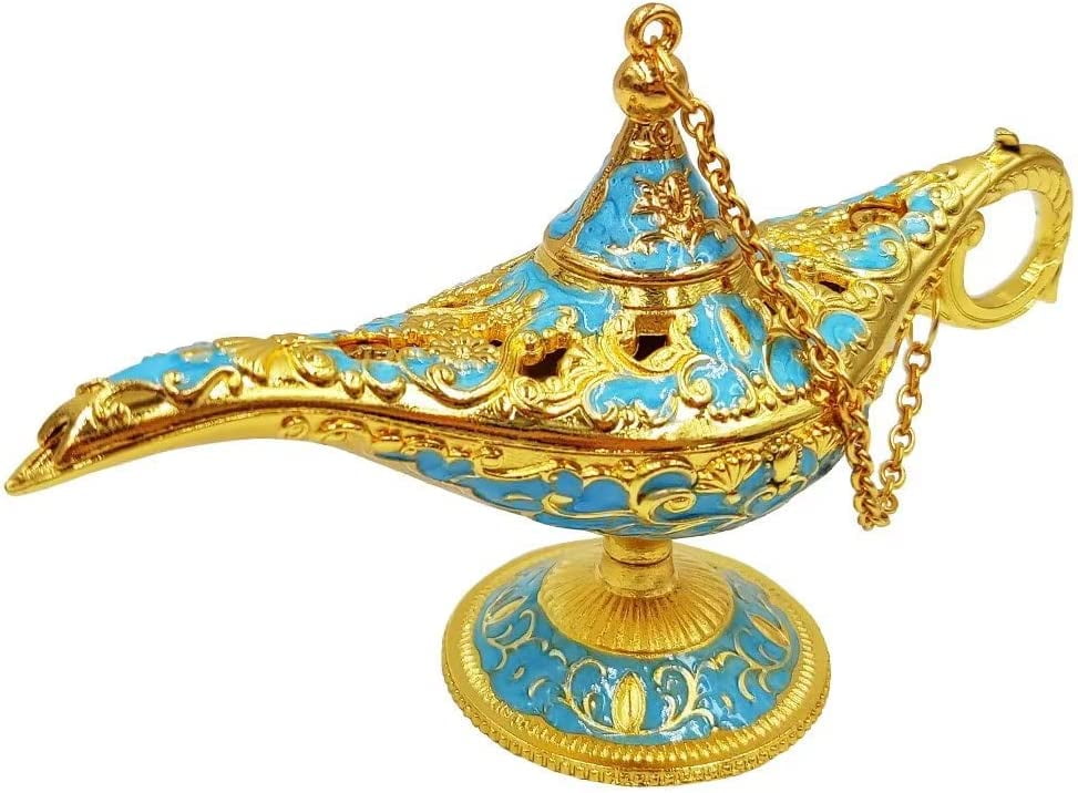 Aladdin Genie Lamp Vintage Legend Aladdin Magic Lamp Wishing Light ...