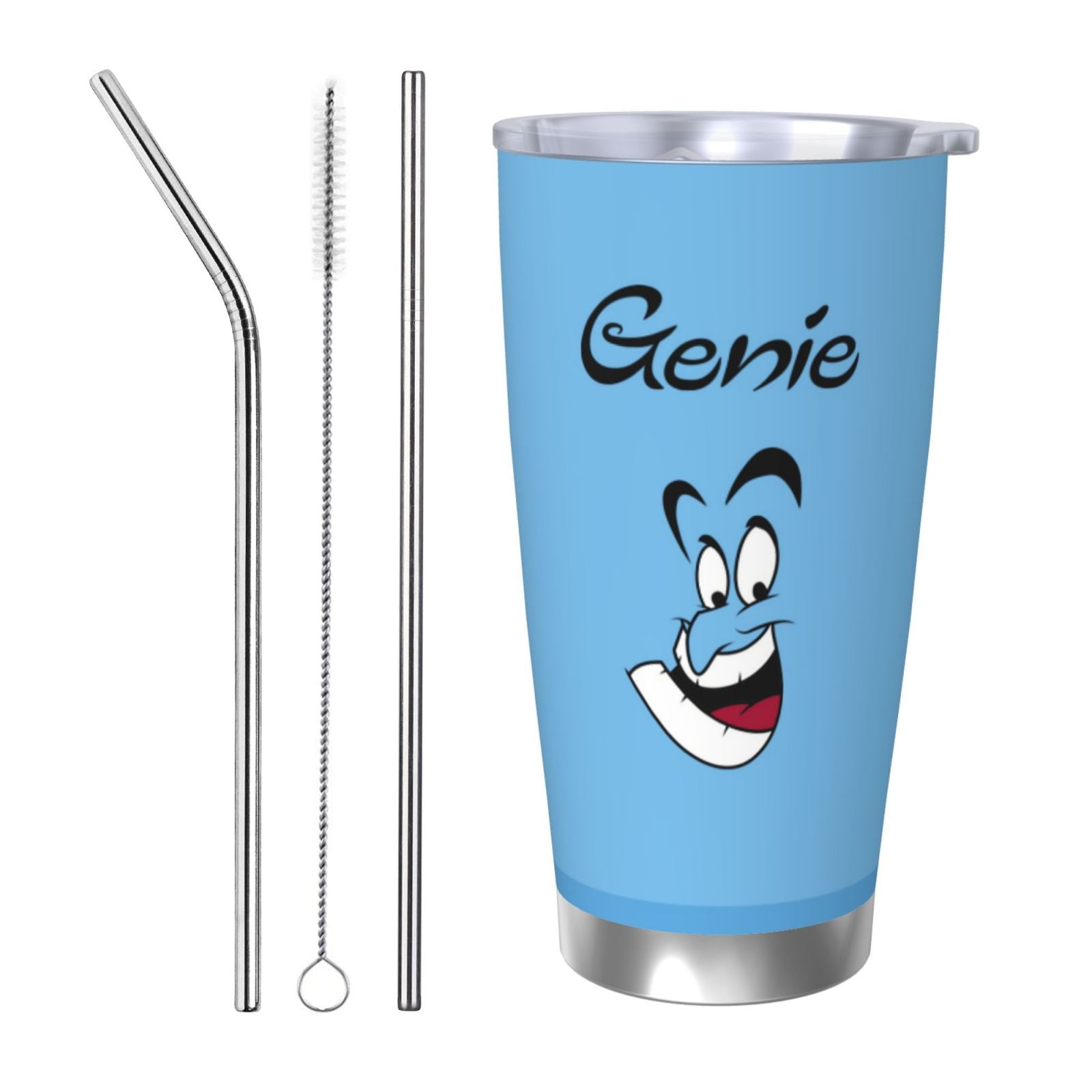 Aladdin Genie Magic Genie Face Insulated Tumblers with Lid,20 oz Travel ...
