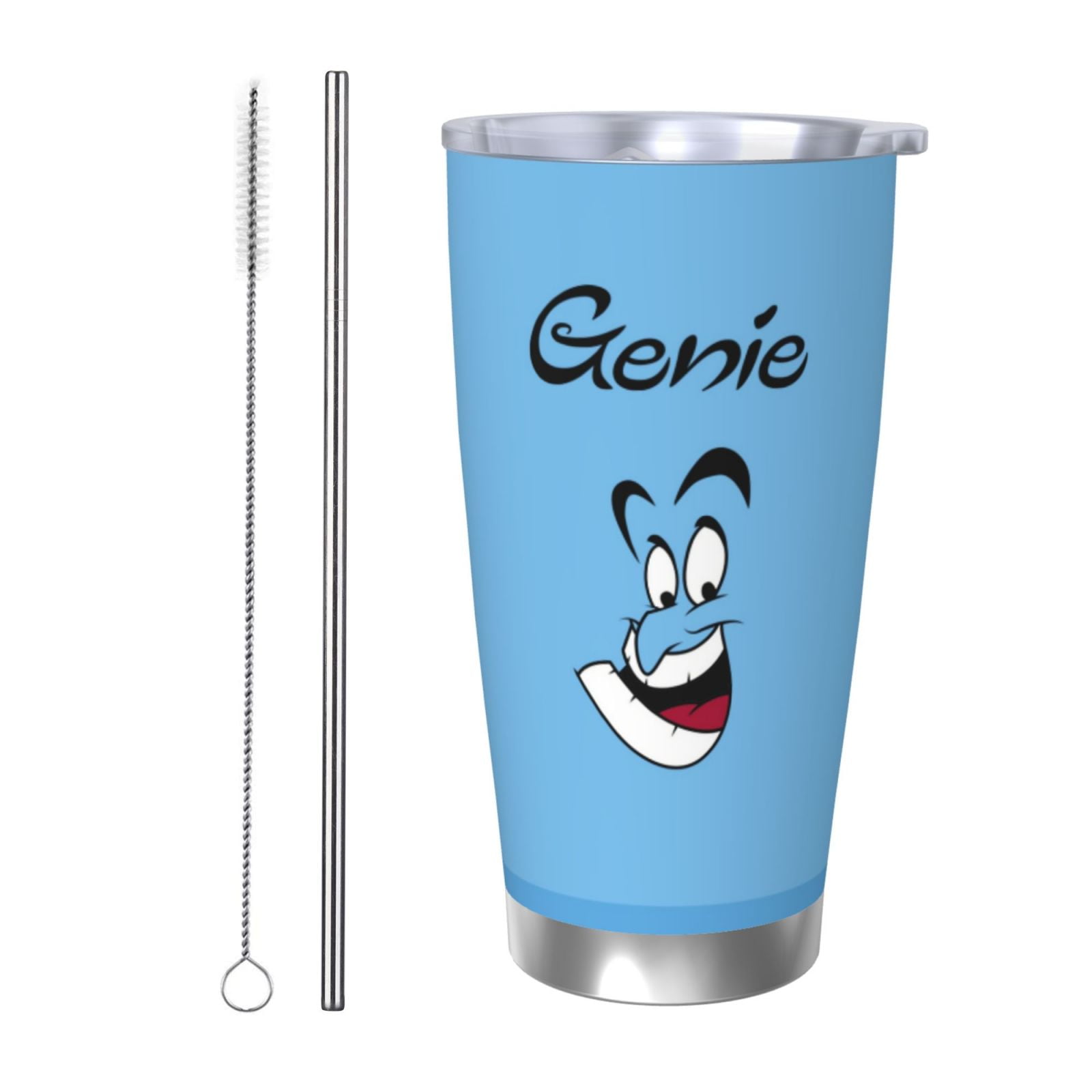 Aladdin Genie Magic Genie Face Insulated Tumblers with Lid,20 oz Travel ...