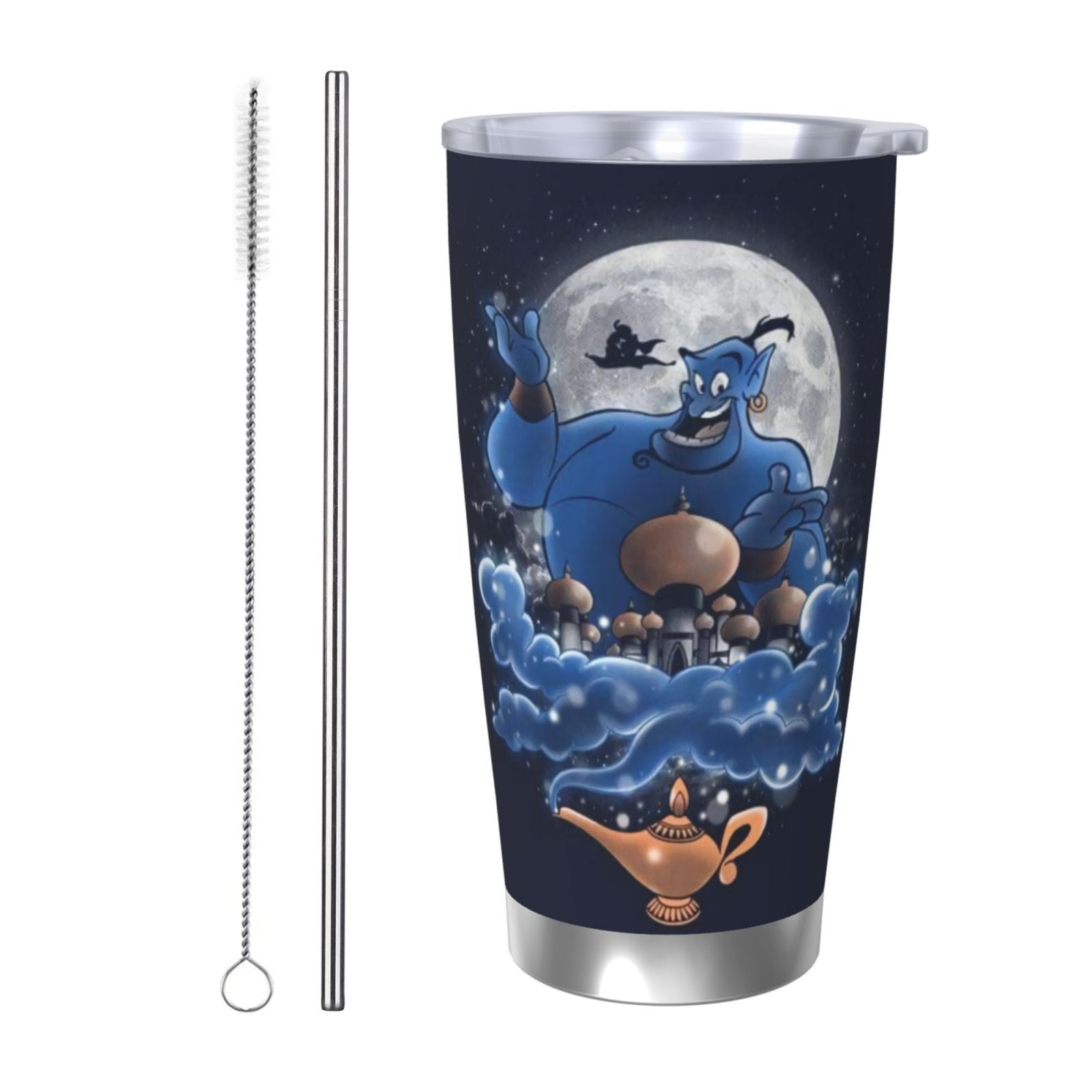 Aladdin Genie Magic Genie Water Bottle 20oz Stainless Steel Vacuum ...