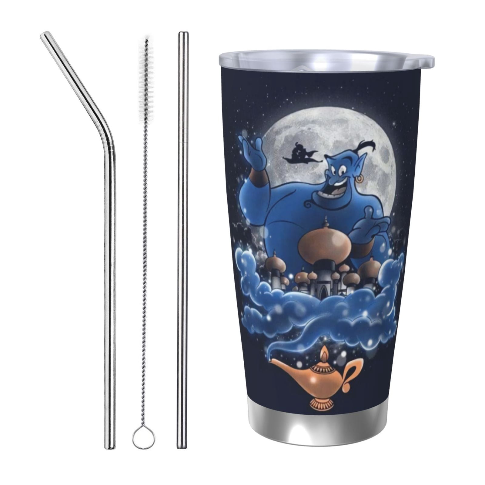 Aladdin Genie Magic Genie Water Bottle 20oz Stainless Steel Vacuum ...