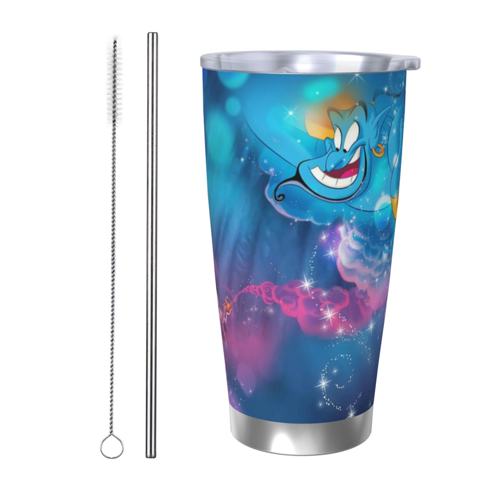 Aladdin Genie Magic Genie Water Bottle,Travel Coffee Mug Tumbler with ...