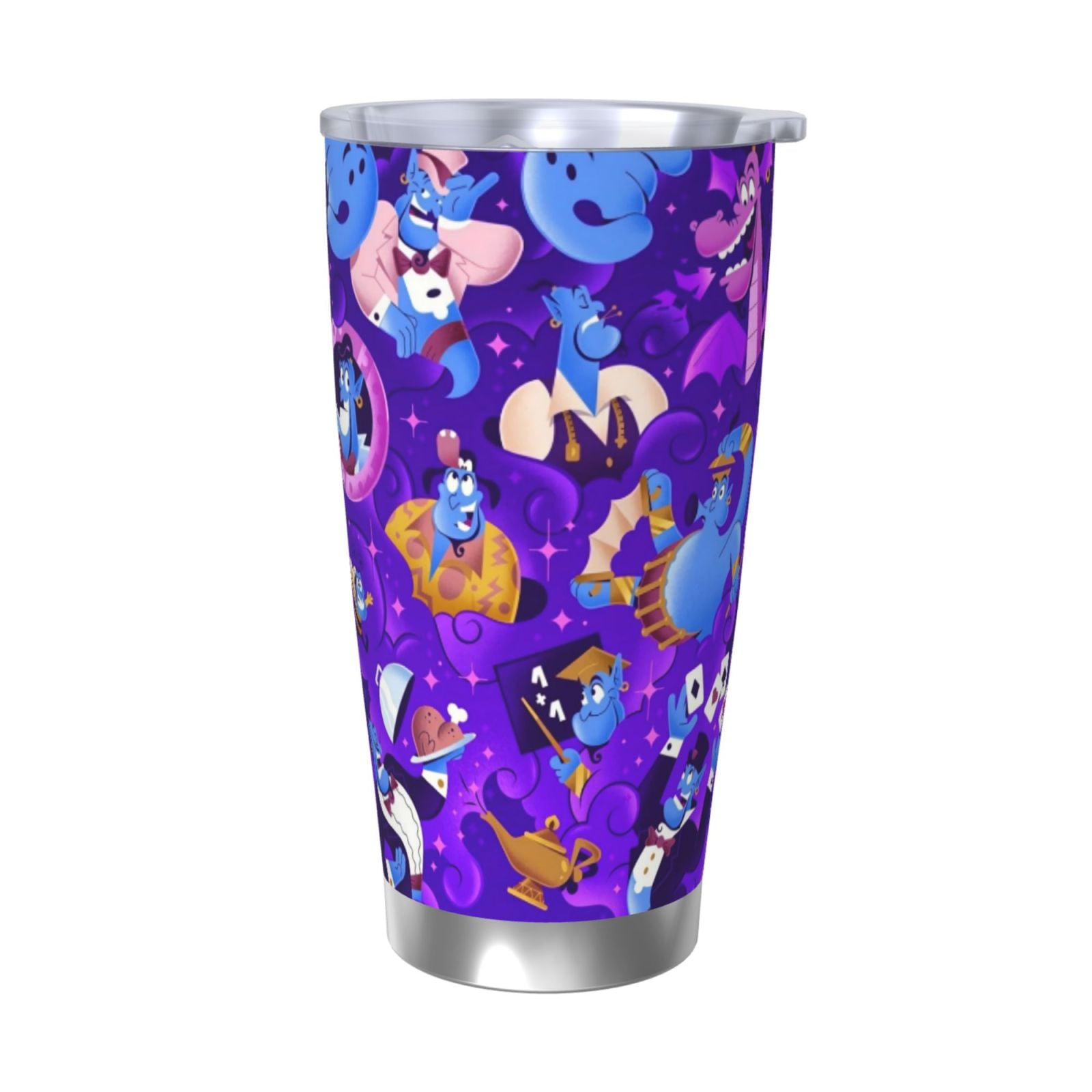 Aladdin Genie Magic Wishes Insulated Tumblers with Lid,20 oz Travel ...