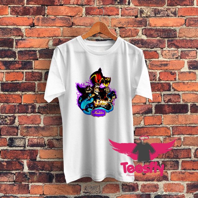 Aladdin Jafar Genie Jasmine Art T Shirt - Walmart.com