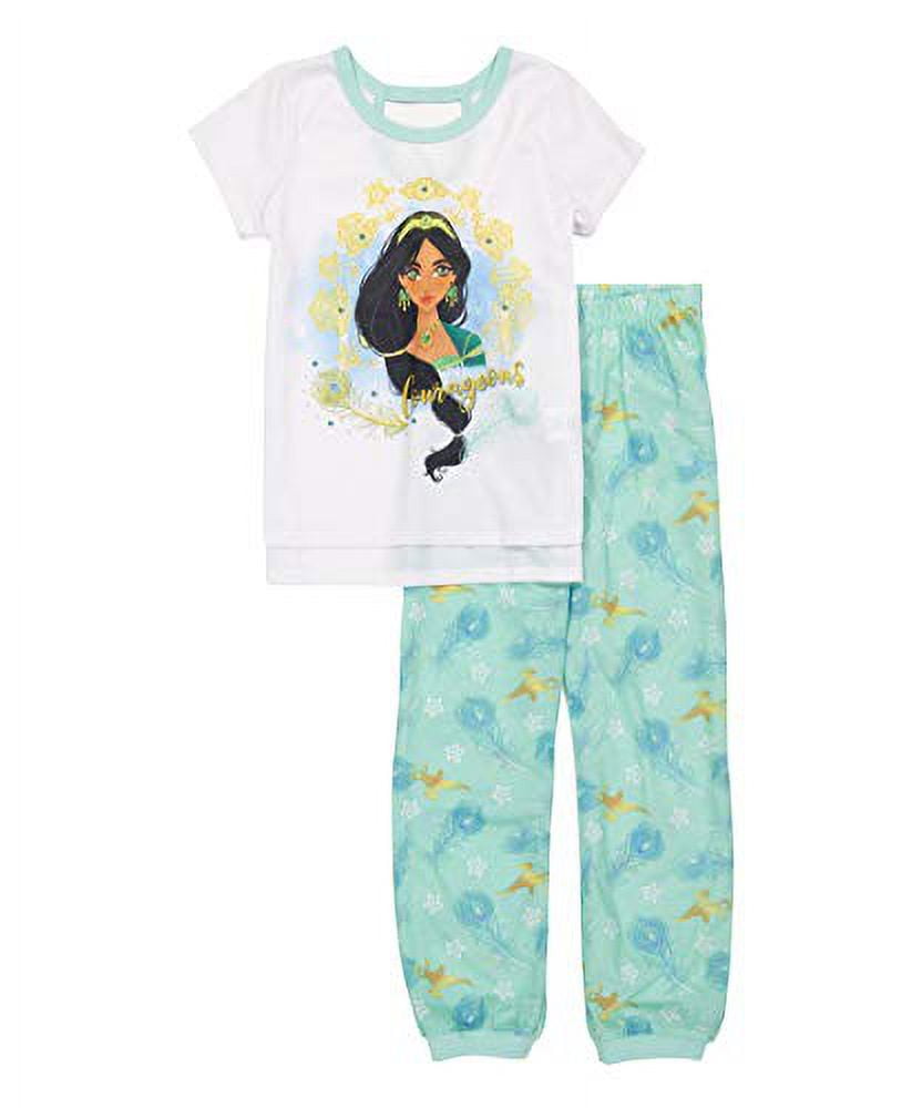 Aladdin Jasmine Girl's Courageous Poly Jersey Pajama Set, Size 8 ...