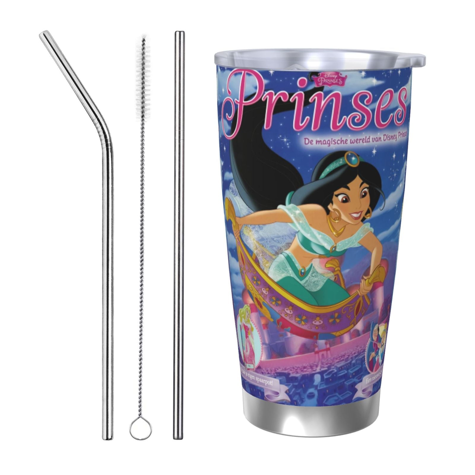 Aladdin Jasmine Henna Geometric Tumbler with Lid Stainless Steel ...