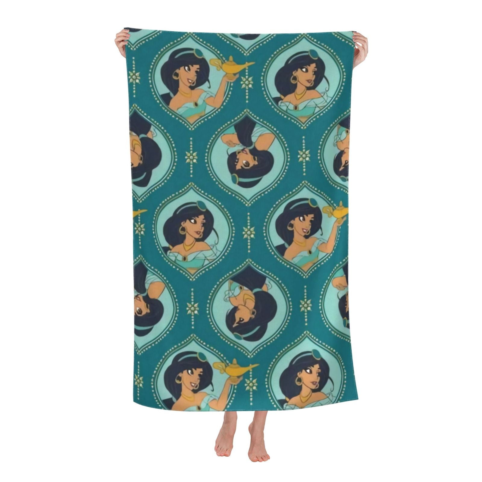Aladdin Jasmine Long Hair Bath Towels for Kids Adults,Aladdin Jasmine ...