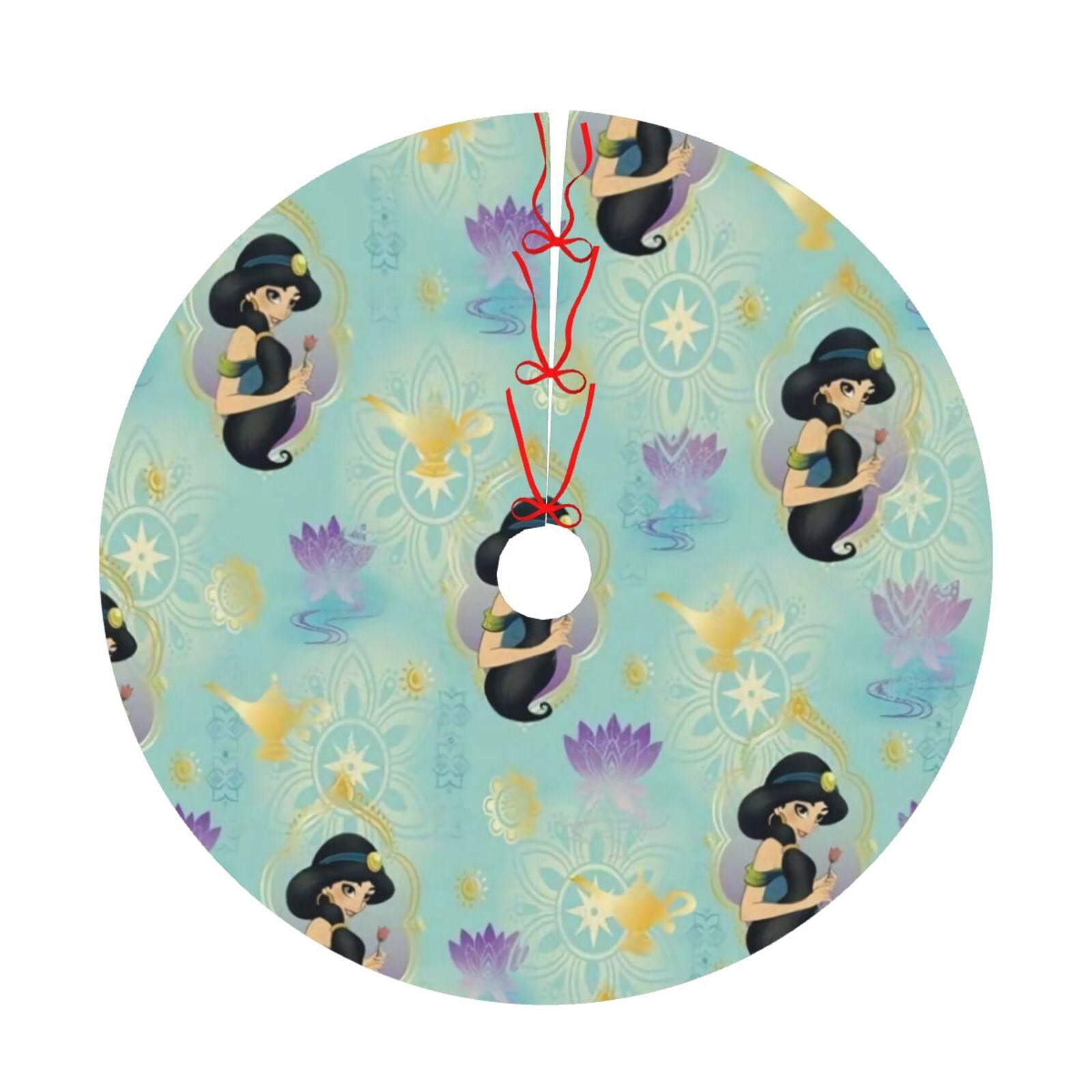Aladdin Jasmine Long Hair Christmas Tree Skirt 48 Inch,Soft and Funny ...