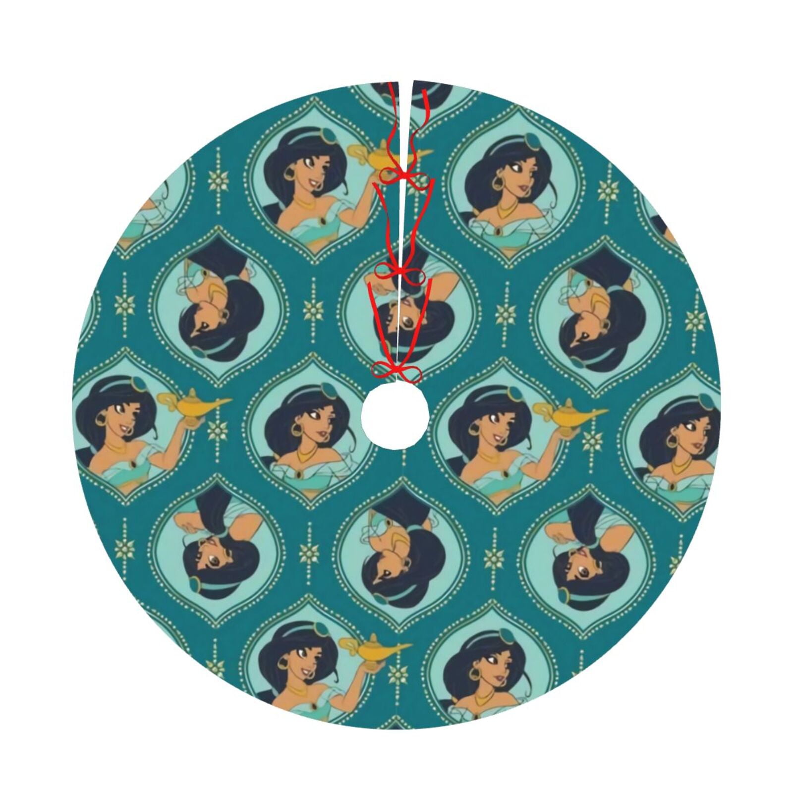 Aladdin Jasmine Long Hair Christmas Tree Skirt 48 Inch,Soft and Funny ...