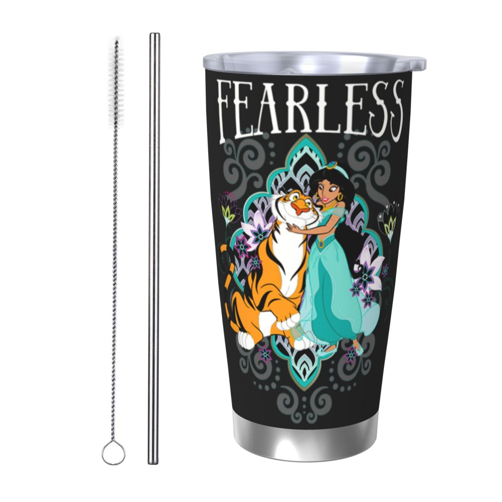Aladdin Jasmine And Rajah Fearless Water Bottle,Coffee Cups,20oz ...