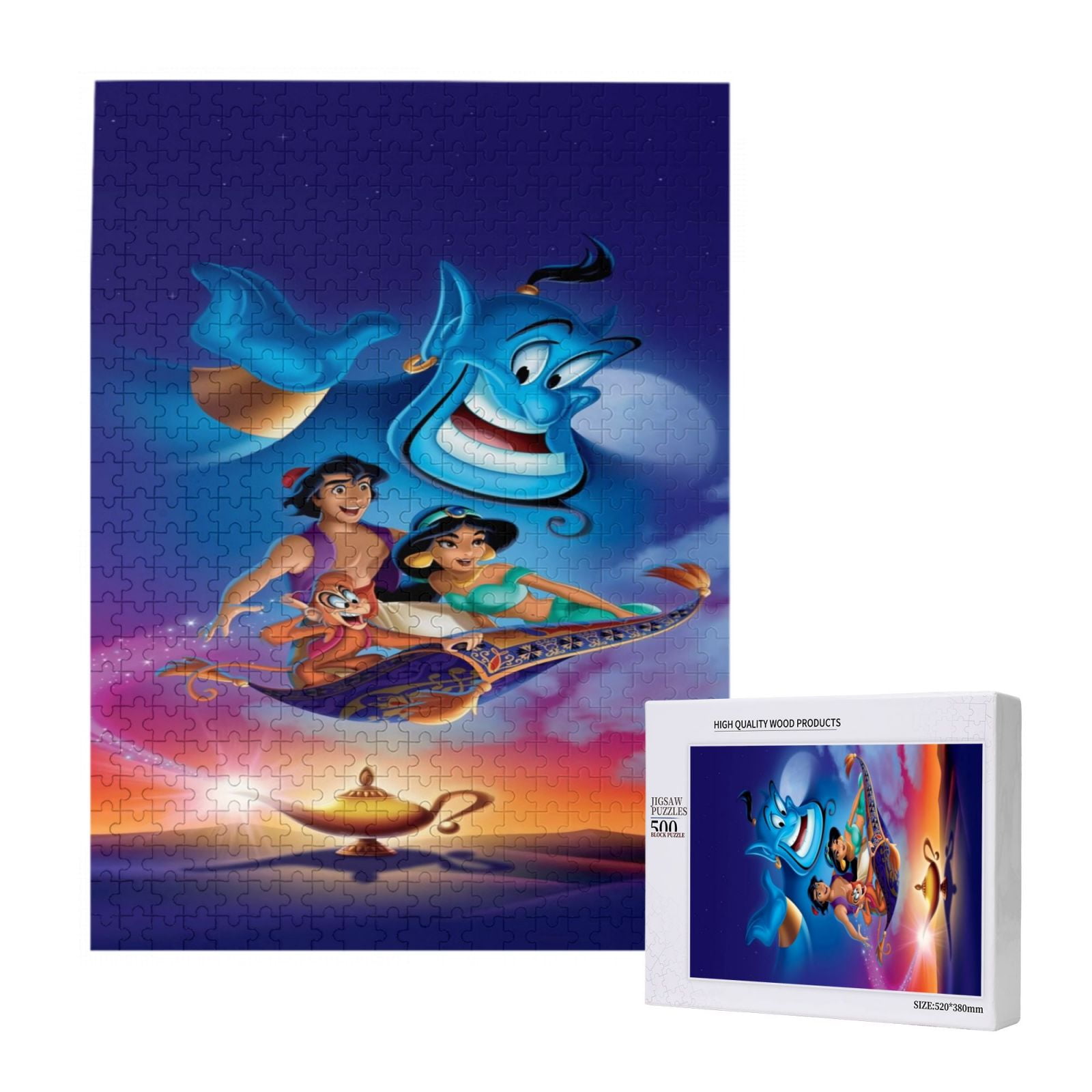 Aladdin Jigsaw Puzzle 300 500 1000 Piece Colorful Puzzles Gifts for ...