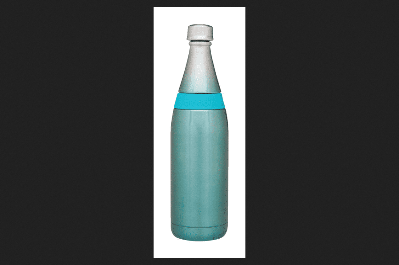 Aladdin Lagoon Stainless Steel Fresco Twist & Go Insulated Water Bottle ...