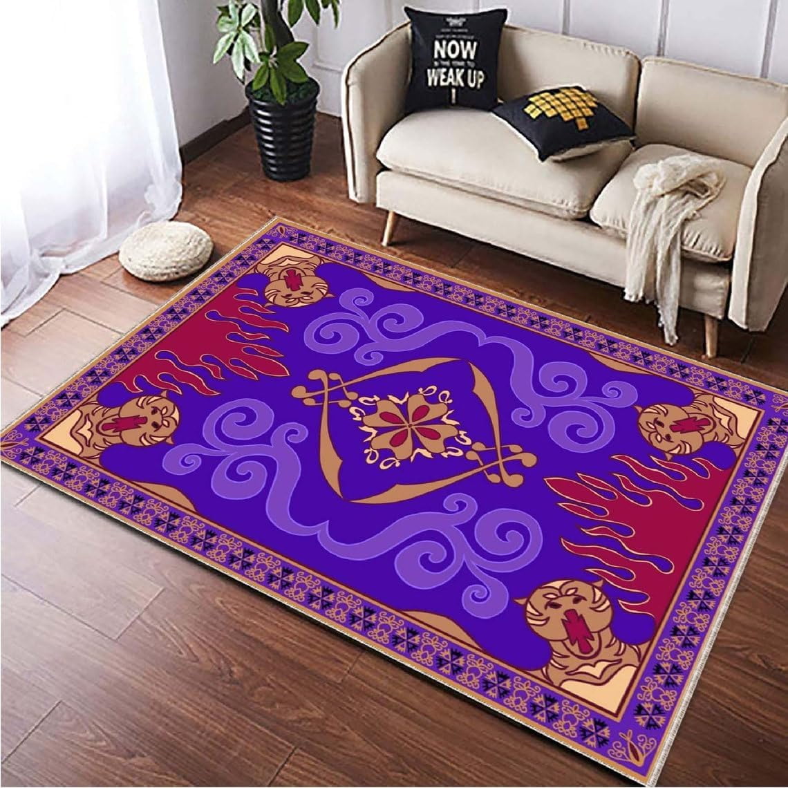Aladdin Magic Carpet, Fantastic Living Room Area Rug - Ethnic ...