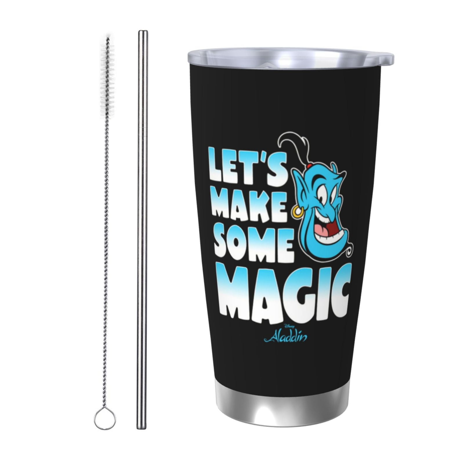 Aladdin Magic Genie Insulated Tumblers with Lid,20 oz Travel Coffee ...