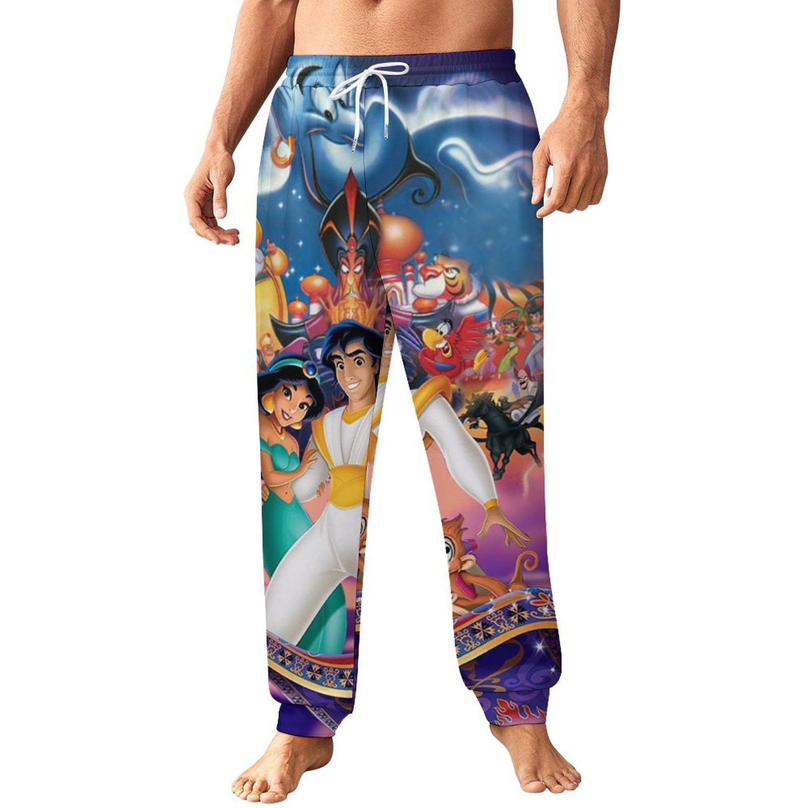 Aladdin Men's Athletic Joggers Stretch Sweatpants Running Workout Gym ...