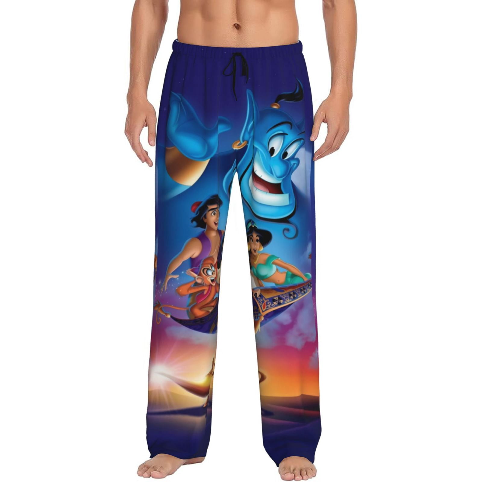 Aladdin Men's Pajama Pants Super Soft Comfy Sleep Lounge Pants Unisex ...