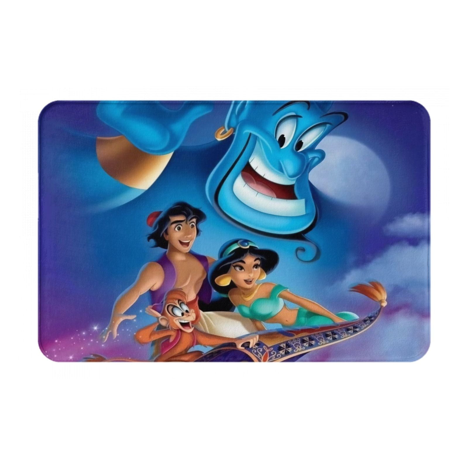 Aladdin Princess Jasmine And Rajah Friends Bathroom Rugs Mat 24x16,Extra Soft and Absorbent ...
