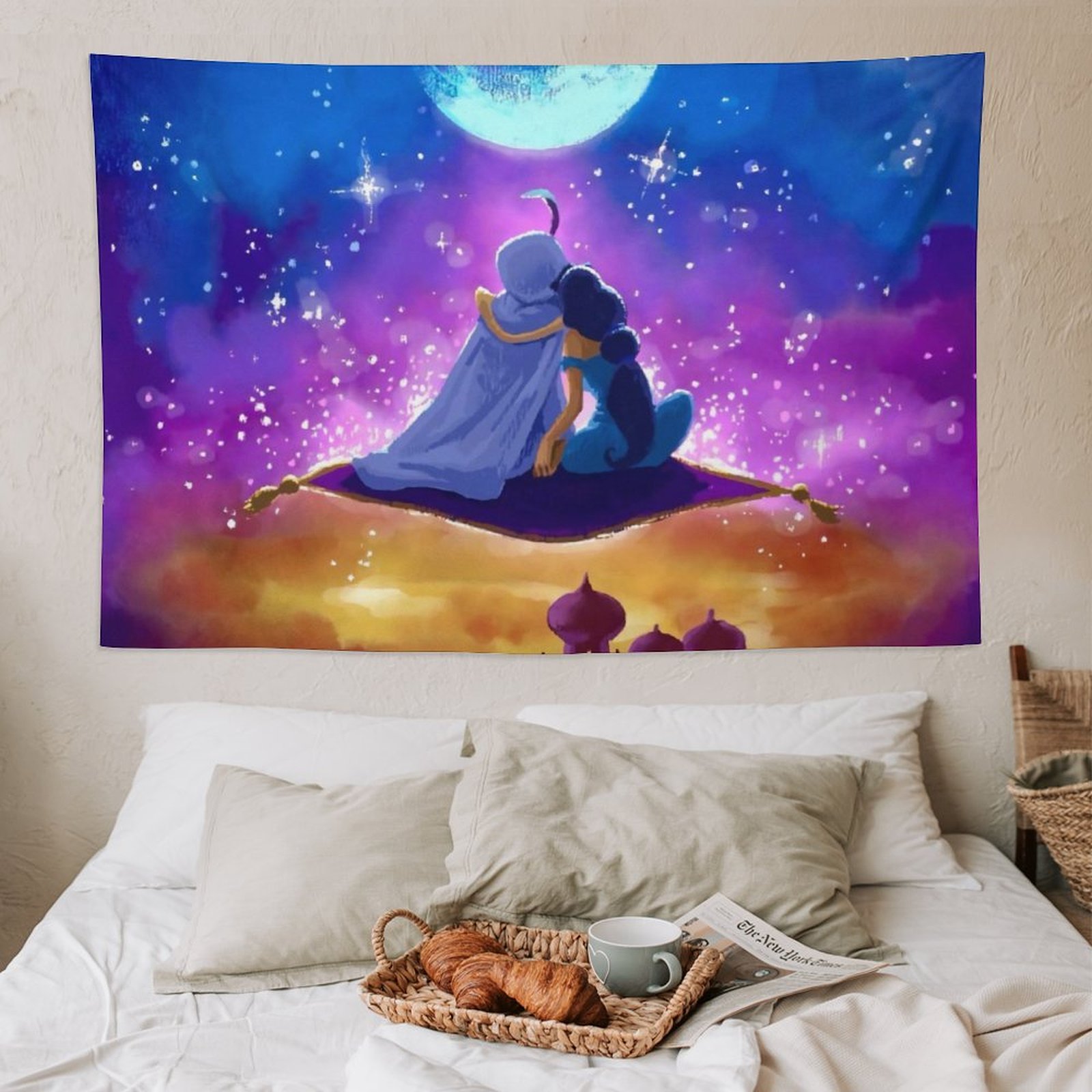 Aladdin Princess Jasmine And Rajah Friends Tapestry,Aladdin Princess ...