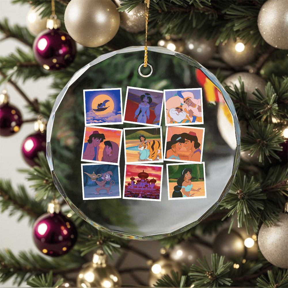 Aladdin Princess Jasmine Famous Movie Frames Ornament, Keepsake Decor ...