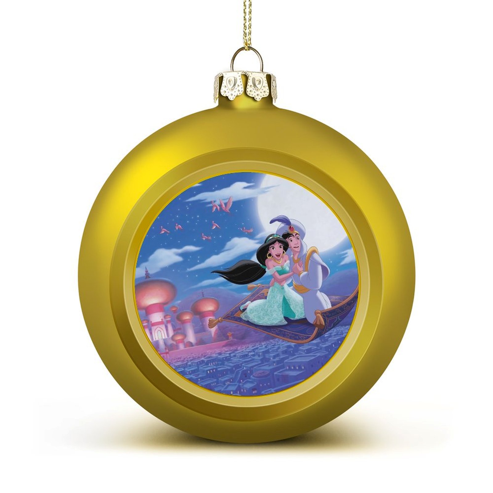 Aladdin Princess Jasmine Magic Carpet Pose Christmas Ornaments ...
