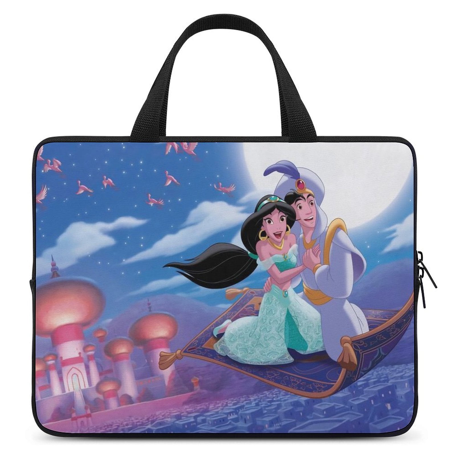 Aladdin Princess Jasmine Magic Carpet Pose Laptop Bag,Laptop Case Fits ...