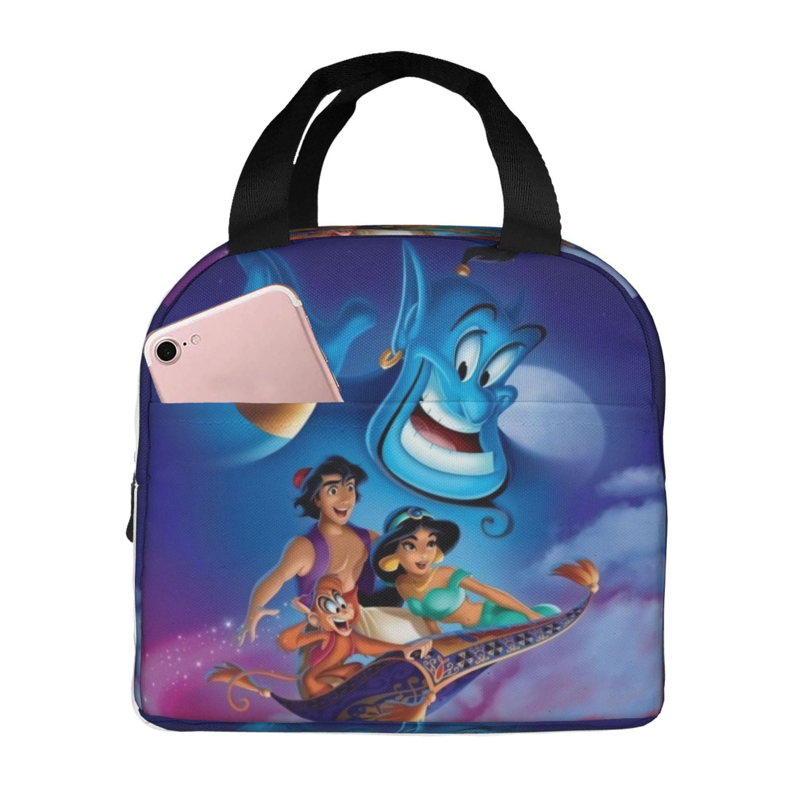 Aladdin Princess Jasmine And Rajah Friends Lunch Box for Women & Men Adult Insulated Lunch Bag ...