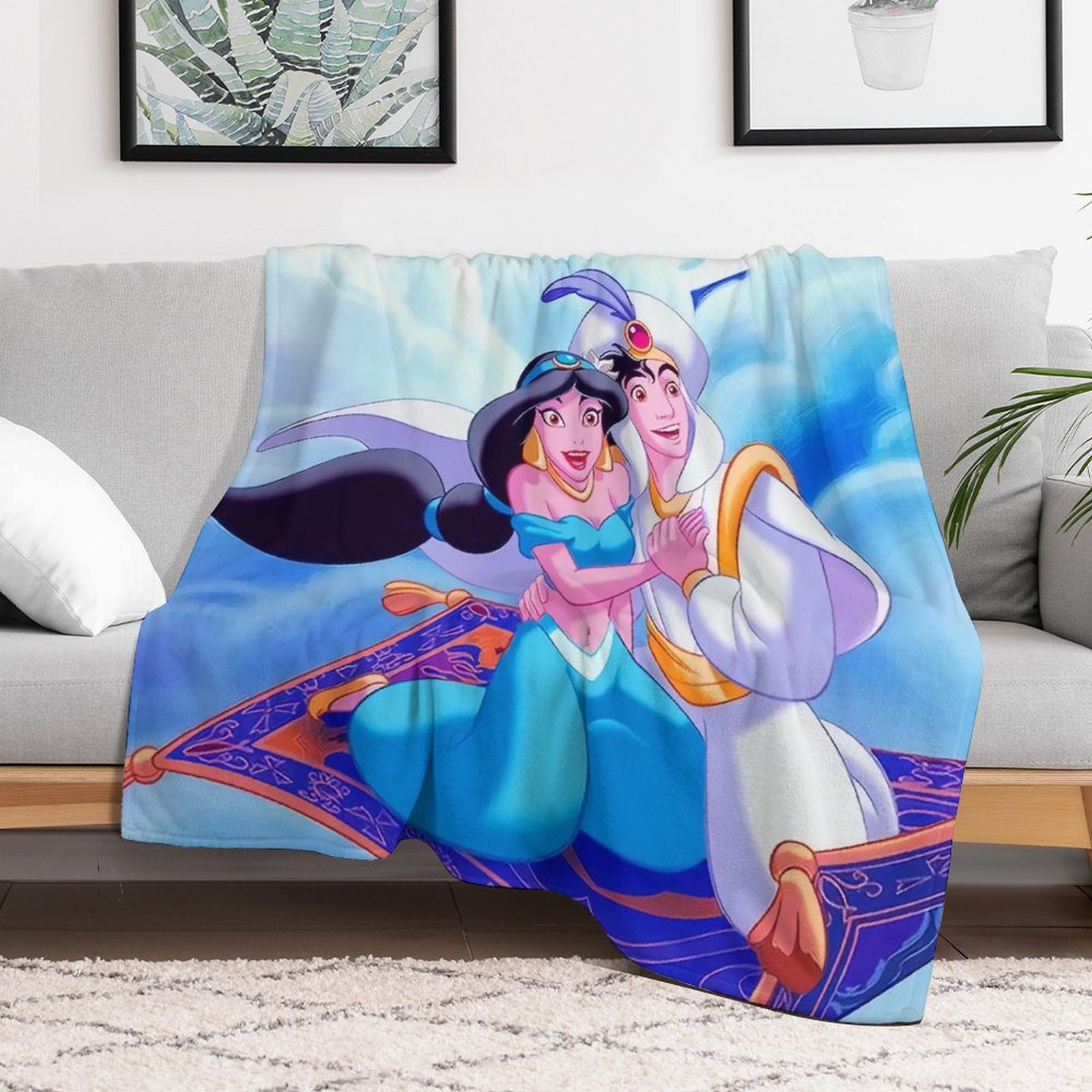 Aladdin Queen Size Blanket, Gifts for Girls And Boys, Super Soft ...