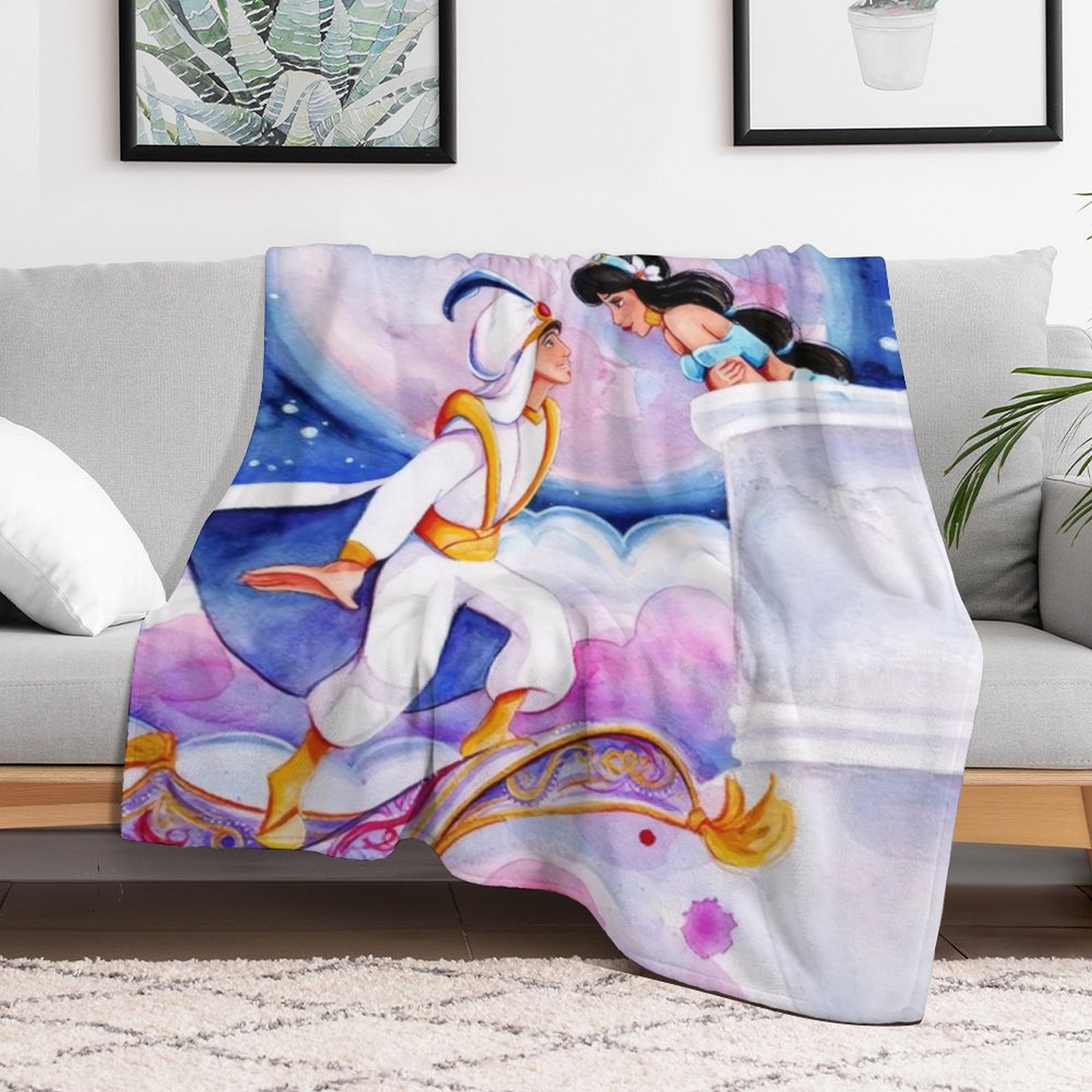 Aladdin Queen Size Blanket, Gifts for Girls And Boys, Super Soft ...